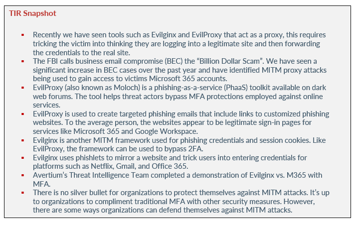 MITM Attacks - EvilProxy and Evilginx